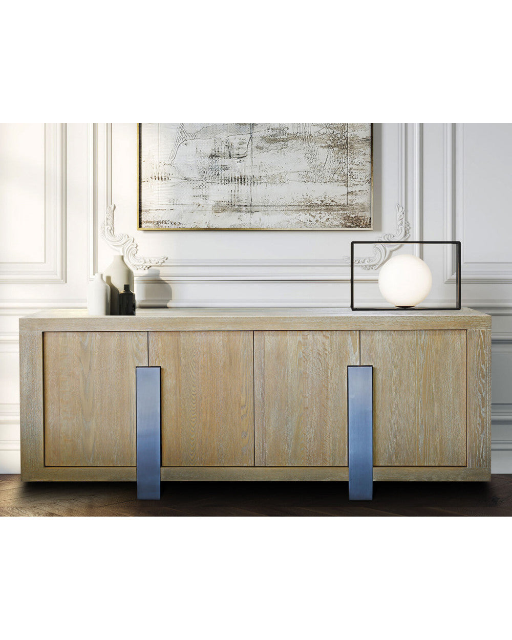 Prague Buffet Natural Oak Grey – Essops Home