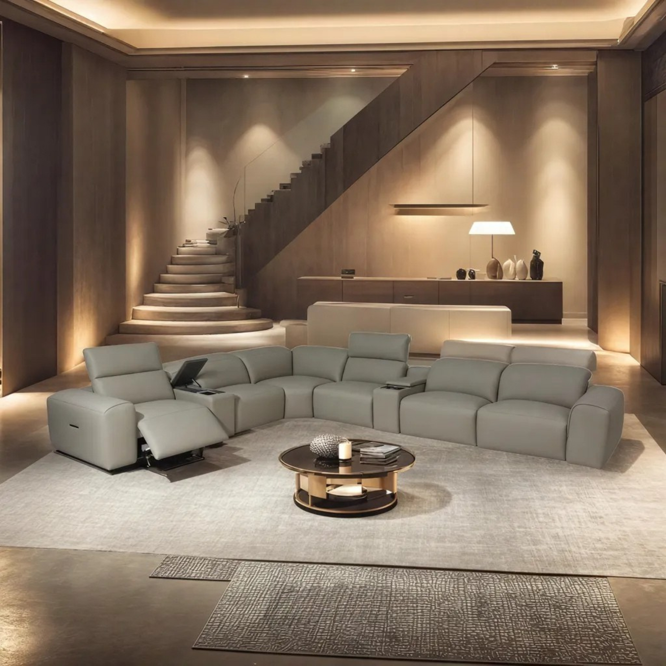 Bellagio Corner Electric Motion Sofa Set – Essops Home