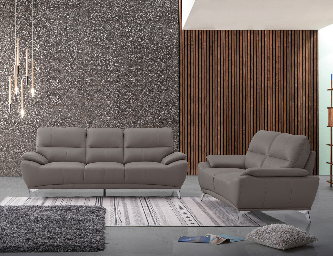 Bison 3+2 Leather Lounge Suite – Essops Home