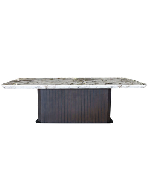 Diablo Dining Table E-Marble Top 2.4M – Essops Home