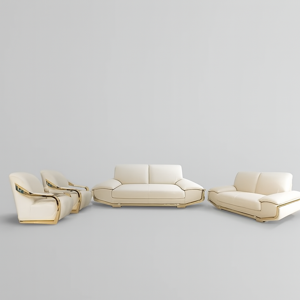 Giormani Prada Full Leather Sofa Set – Essops Home