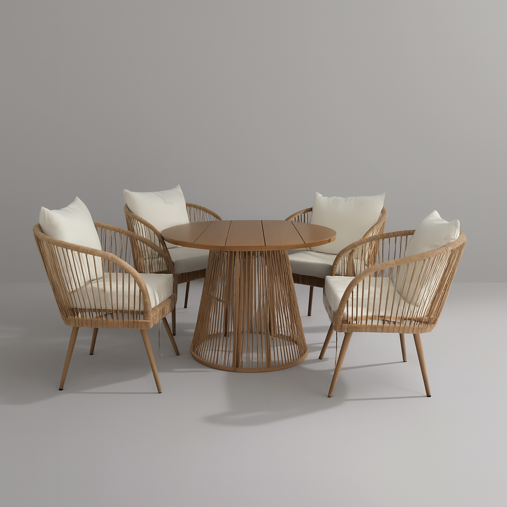 Jericho 5pce Outdoor Dining Set – Essops Home