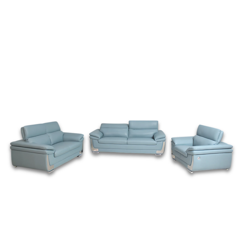 Lomond 3pce Full Leather Lounge Suite 6008 – Essops Home