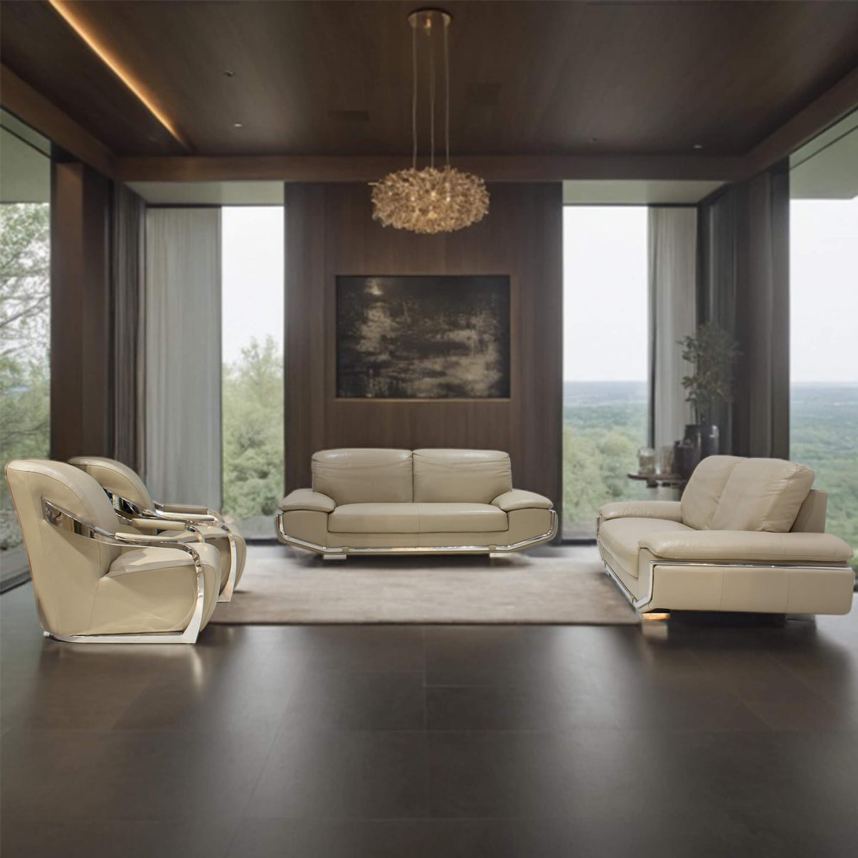 Giormani Prada Full Leather Sofa Set – Essops Home