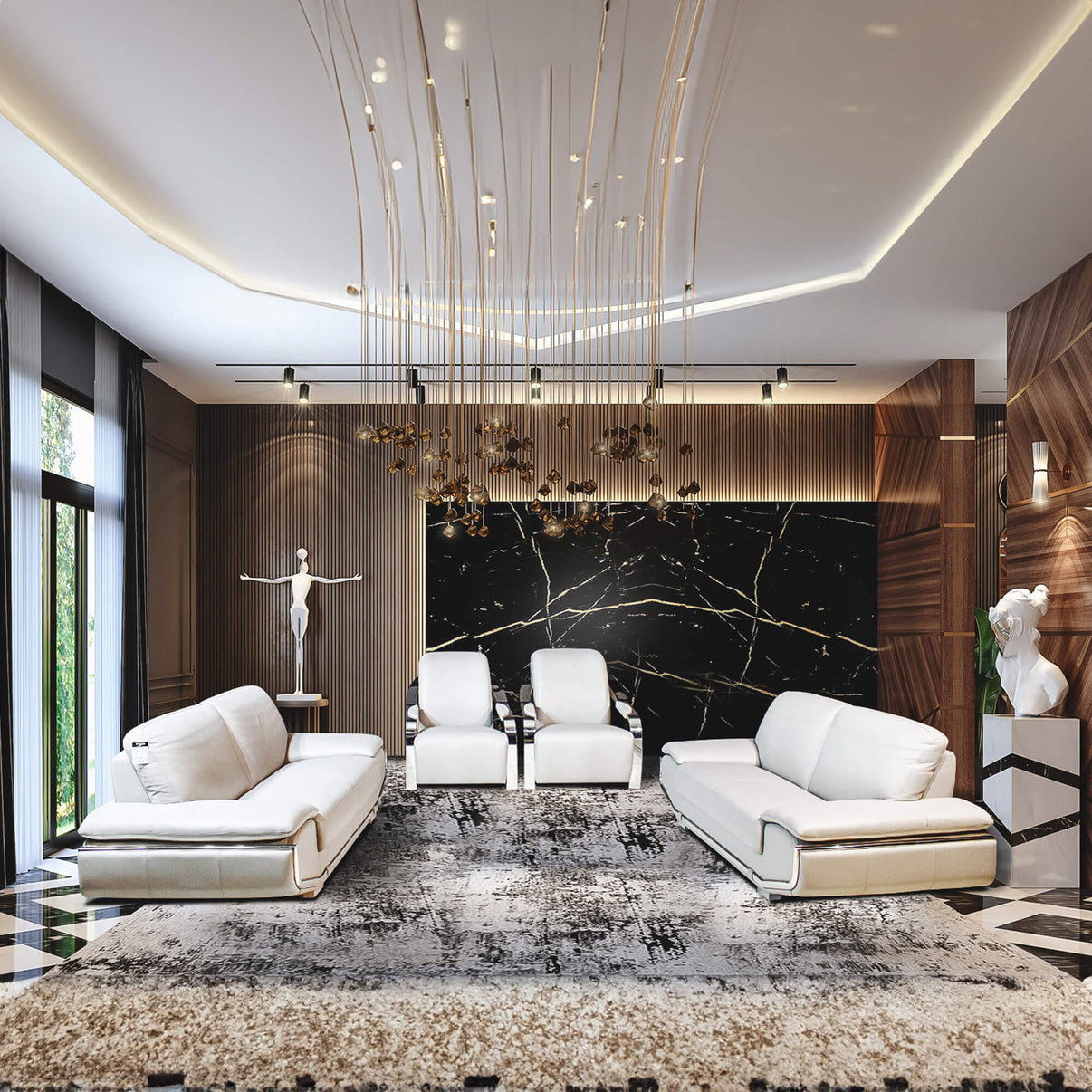 Giormani Prada Full Leather Sofa Set – Essops Home