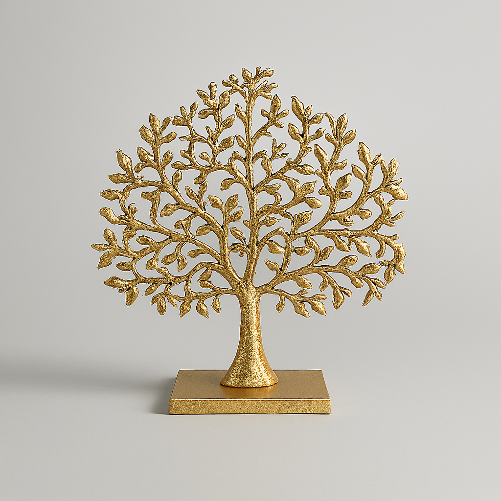 Tree Sculpture Gold Al-24010 – Essops Home