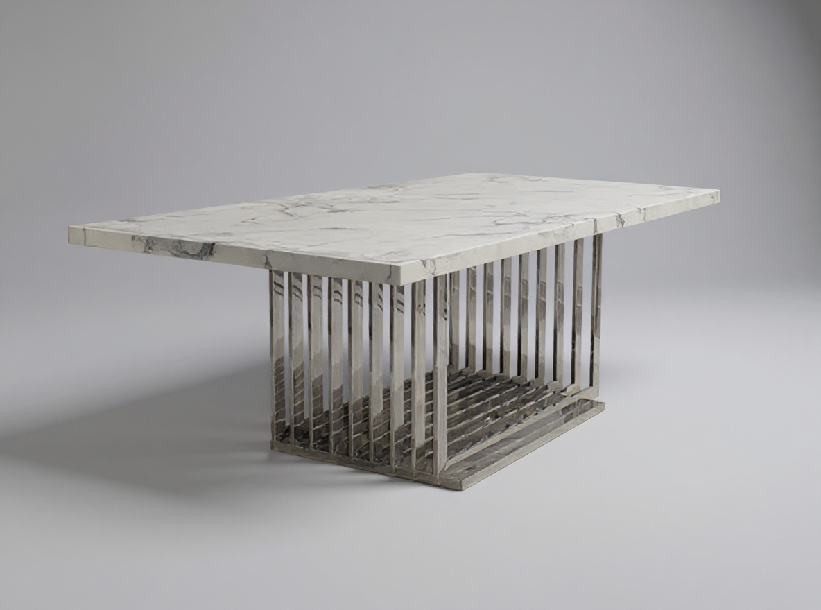 Luson Dining Table E-Marble Top – Essops Home